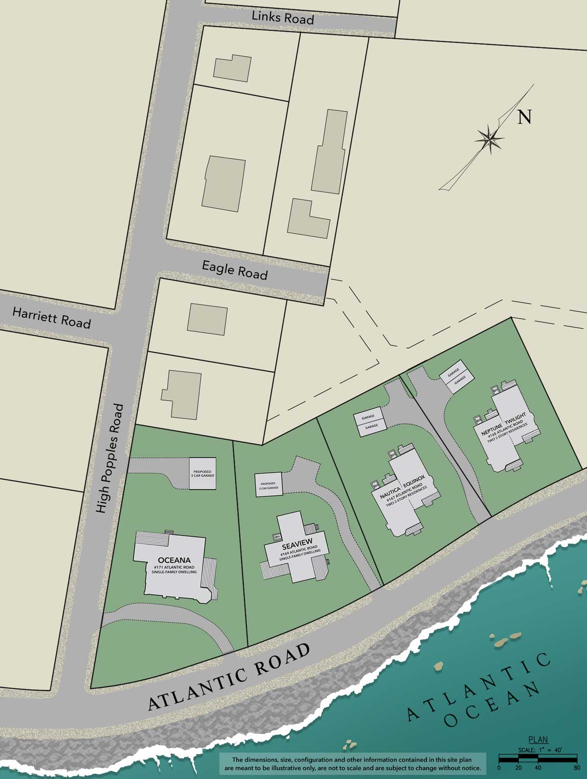 Overall Site Plan - Aquarius on The Back Shore - Gloucester